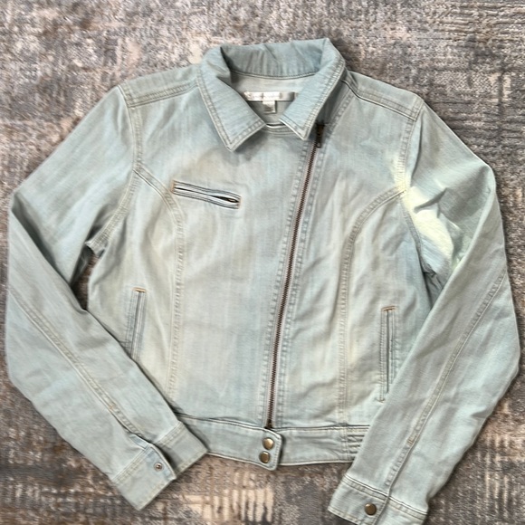 LC Lauren Conrad | Jackets & Coats | 36 Euc Lauren Conrad Denim Light ...